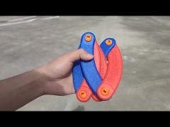 Kinders buitenspeelgoed creatief geluid fluitende ring vliegende ring EVA materiaal