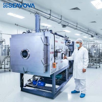 China CE Approval 100Kg Freeze Dryer Pharma Pharmaceutical -75°C 10m2 Shelf Area for sale