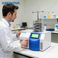 Quality -60C 3Kg Benchtop Laboratory Lyophilizer Benchtop Freeze Dryer 110V 60Hz for sale