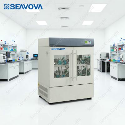 China Refrigerated Orbital Shaking Incubator DS-5055 with Dual Doors for sale