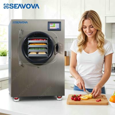 China Stainless Steel Commercial Freeze Dryer 4Kg Mini Commercial Freeze Drying Equipment NovaDryer-HF400 for sale