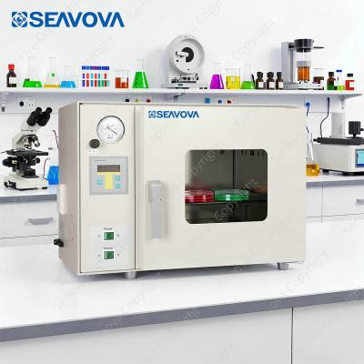 China 25L 200C Programmable Benchtop Vacuum Oven NuOven VQ25-2 with Shelf Heating for sale