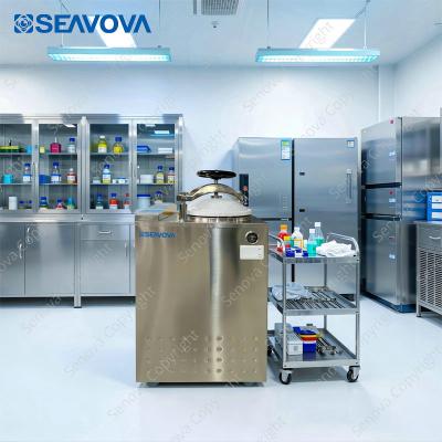 China 50L Pulse Vacuum Vertical Autoclave Machine Pulsating Vacuum Sterilizer for sale
