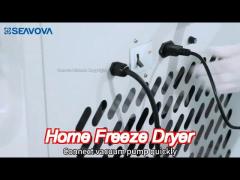 4kg/batch home freeze dryer home lyophilizer with sus304 chamber