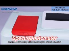 single beam uv vis visible spectrophotometer ua-500c with 2nm bandwidth and 190-1100nm wavelength
