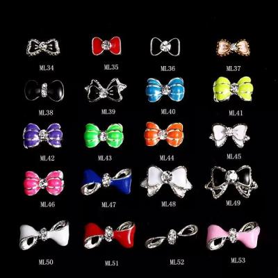 China 3D Nail Art Decoration Multicolor Alloy Jewelry Glitter Rhinestone ML34-53 for sale