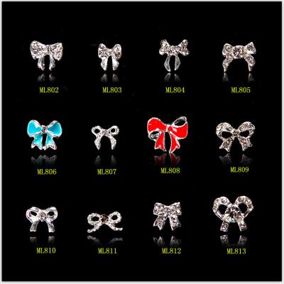 China Hot NEW Wholesale Alloy Jewelry 3D Nail Art Jewelry Nail rhinestones Sticker Supplier Number ML802-813 for sale