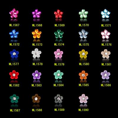 China Hot NEW Wholesale Alloy Jewelry 3D Nail Art Jewelry Nail rhinestones Sticker Supplier Number ML1567-1590 for sale