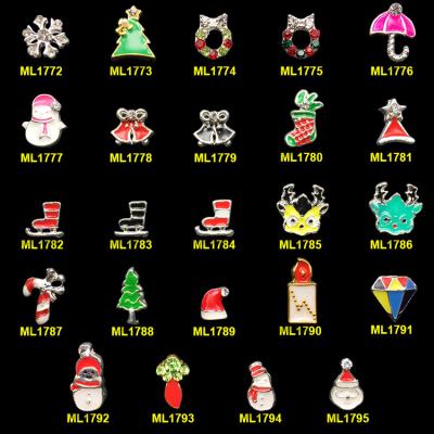 China Hot NEW Wholesale Alloy Jewelry 3D Nail Art Jewelry Nail rhinestones Sticker Supplier Number ML1772-1795 for sale