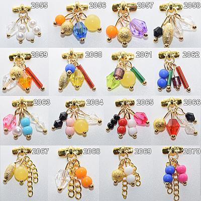 China Hot NEW Wholesale Alloy Jewelry 3D Nail Art Jewelry Nail rhinestones Sticker Supplier Number ML2055-2070 for sale