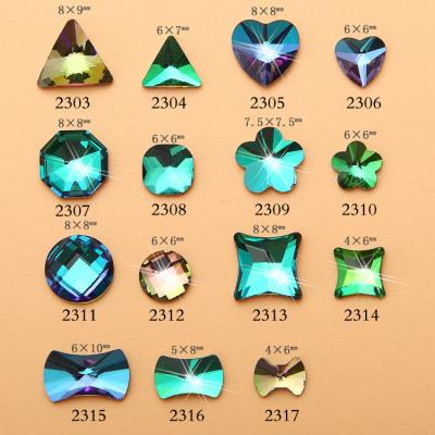 China Hot NEW Wholesale Alloy Jewelry 3D Nail Art Jewelry Nail rhinestones Sticker Supplier Number ML2303-2317 for sale