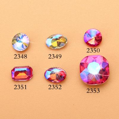 China Hot NEW Wholesale Alloy Jewelry 3D Nail Art Jewelry Nail rhinestones Sticker Supplier Number ML2348-2353 for sale