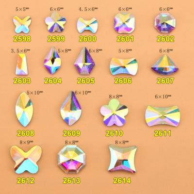 China Hot NEW Wholesale Alloy Jewelry 3D Nail Art Jewelry Nail rhinestones Sticker Supplier Number ML2598-2614 for sale