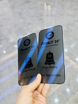 中国 Uhd 高品質 高解像度 5 強い フルカバー テンパーガラス プライバシースクリーン保護具 iPhone用 販売のため