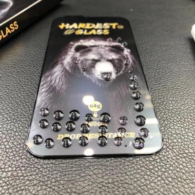 Cina AG MATTE Telefono cellulare pellicola protettiva anti impronte digitali con telaio di posizionamento in vendita