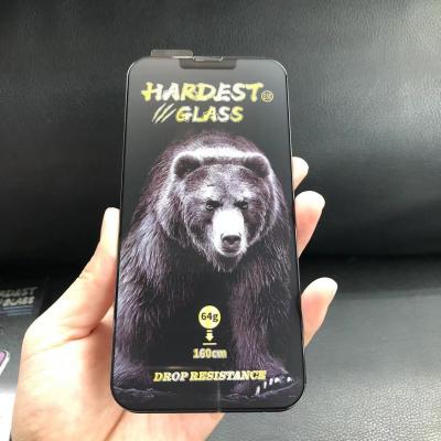Cina AG MATTE Telefono cellulare pellicola protettiva anti impronte digitali con telaio di posizionamento in vendita