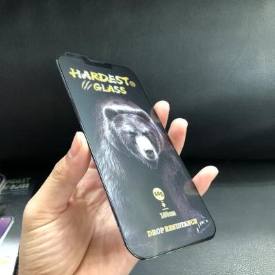 Cina AG MATTE Telefono cellulare pellicola protettiva anti impronte digitali con telaio di posizionamento in vendita
