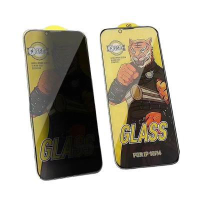 China ESD Anti Peeping Screen Protector Zwart Wit Voor iPhone 14 Pro Max Te koop