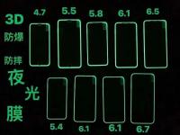 China Silicone Edge Transparent Screen Protector 3D Full Glue Luminous for sale
