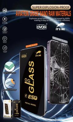 China OG Glass ESD HD28 Anti Static clear Screen Protector AB  Thick Glue 0.4MM Hing Alumin Glass 150C Super Large Radian Te koop