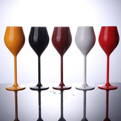 Cina Rosa giallo Veuve Clicquot Champagne Glass Unbreakable di plastica 130ml 4oz in vendita