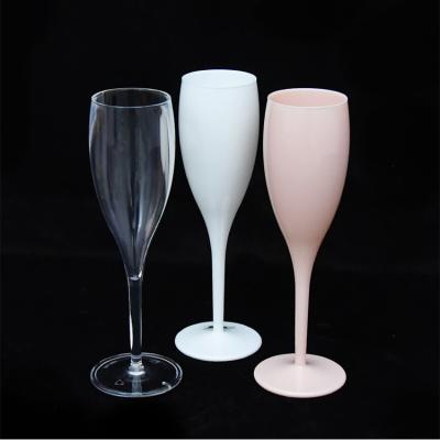 Cina Reusable Clear Plastic Champagne Glasses Dishwasher Safe in vendita