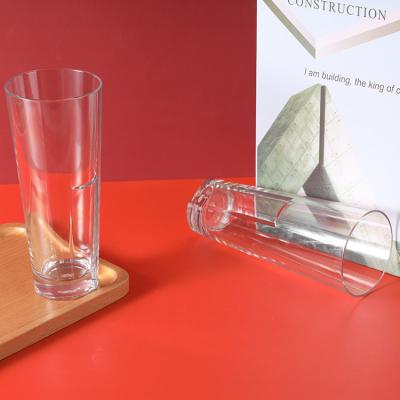 Cina ciao chiavette di plastica del vino di Glasses Recyclable Acrylic della chiavetta di SAN della palla 15oz in vendita
