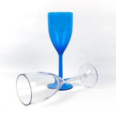 Cina Food Grade Plastic Champagne Flutes Solid Color Custmoized Color And Logo in vendita
