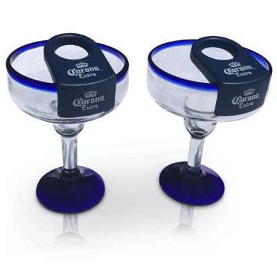 Cina LFGB ha marcato a caldo gli accessori del vino clip blu del supporto di bottiglia di birra di CoronaRita per il vetro della goletta in vendita