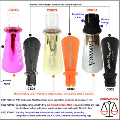 Cina Champagne Sipper Wine Promotion Gift Accessories Customized Logo in vendita