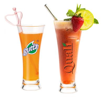 Cina Vetri di plastica molli 320ml della bevanda di Juice Plastic Beer Glasses Cold dell'acqua infrangibile in vendita