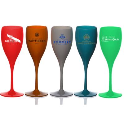 Cina Il calice di plastica del partito 150ml Champagne Glasses Cocktail Plastic Wine ha personalizzato il colore ed il logo in vendita