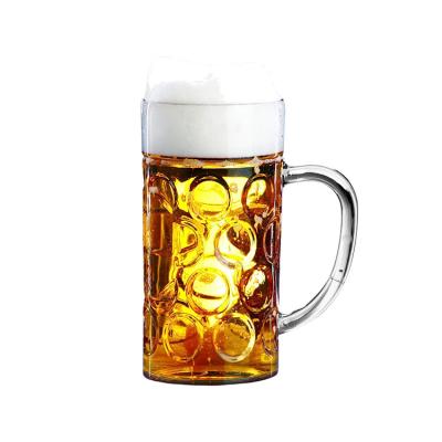 Cina High Durability Unbreakable Food Grade Plastic Beer Glass / Beer Mug in vendita
