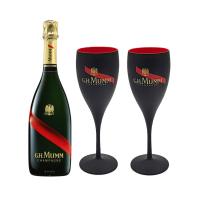 China 150ml 5oz Red Reusable Champagne Flute Customizable Color for sale