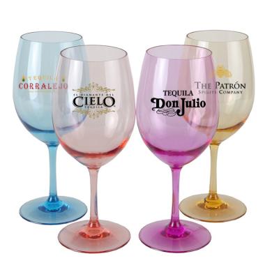 Cina Tritan Santero 958 vetri di vino di plastica riutilizzabili BPA liberi per infrangibile all'aperto dell'interno in vendita