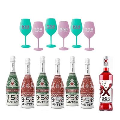 Cina Lavastoviglie riutilizzabile di plastica infrangibile Safe di vetro di vino del commestibile 22OZ in vendita