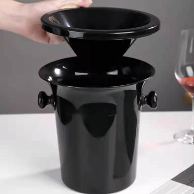 Cina Secchio di plastica 3.7L 2L della sputacchiera dell'assaggio di vino del polipropilene in vendita