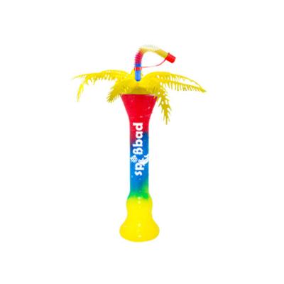 Cina Fruttifica Juice Drinking Party Yard Cups con il coperchio e la paglia in vendita