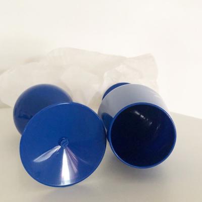 Cina Vetri di vino di plastica riutilizzabili della vodka del partito Grey Goose Acrylic Glasses Tumbler blu bianco in vendita