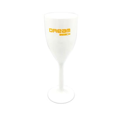 Cina Food Grade Plastic Champagne Flutes Solid Color Custmoized Color And Logo in vendita