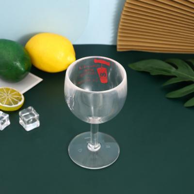 China Opnieuw te gebruiken Plastic Glaswerk voor Wijn & Champagne Unbreakable Wine Glass Te koop