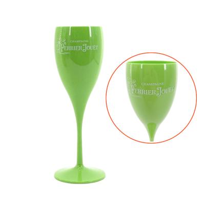 Cina Reusable Dishwasher Safe Plastic Champagne Glasses Unbreakable Acrylic Champagne Flutes in vendita