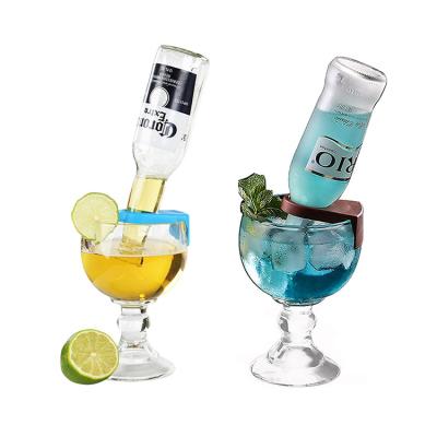 Cina Il supporto di Coronarita ha marcato a caldo il calice di Margarita Glasses Clips For Schooner degli accessori del vino in vendita