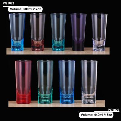 Cina Vetri di colpo di plastica della vodka di Glasses Colorful Unbreakable SAN della chiavetta ciao della palla accatastabile in vendita