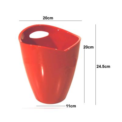 Cina Secchio più fresco di plastica rosso di Champagne Ice Bucket Bar Beer della vodka di Smirnoff in vendita