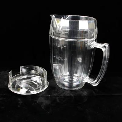 Cina la caraffa per l'acqua doppia 2L con il coperchio ha coperto il latte ermetico Juice Pitcher Plastic in vendita