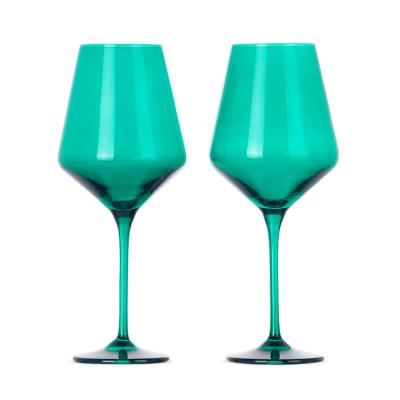 Cina Calice di plastica senza BPA acrilico riutilizzabile staccato colorato infrangibile del vino di vetro di vino in vendita