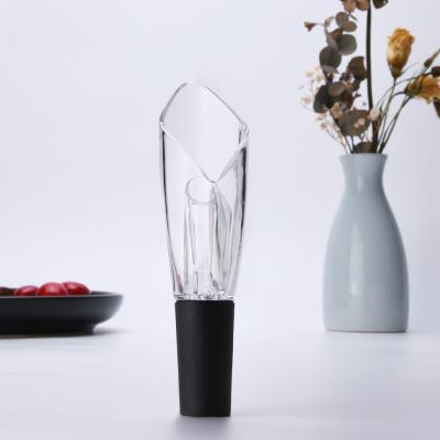 Cina Promotion Gift Oem Odm Wine Stopper And Pourer Food Grade Plastic Silicone in vendita