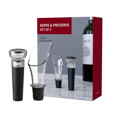 Cina Promotion Gift Oem Odm Wine Stopper And Pourer Food Grade Plastic Silicone in vendita