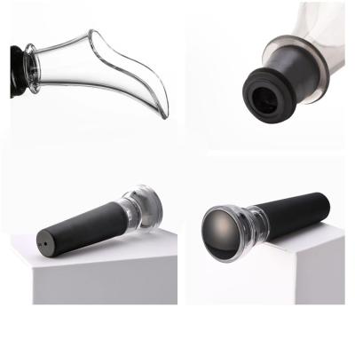 Cina Promotion Gift Oem Odm Wine Stopper And Pourer Food Grade Plastic Silicone in vendita